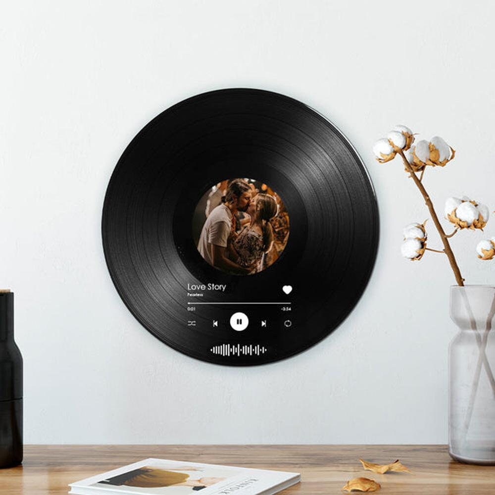 Vinyl Record Music Plaque, Album Cover Plaque,record Plaque ...