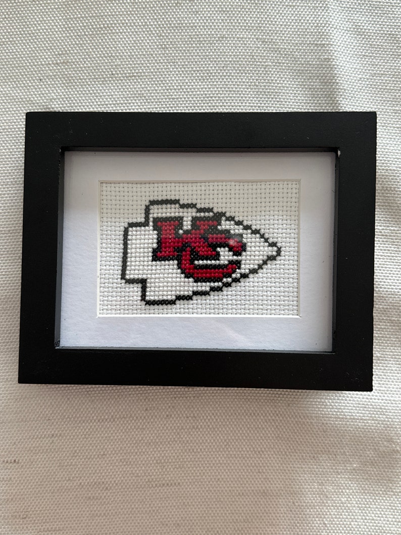 Kansas City Chiefs Cross Stitch Picture - Etsy