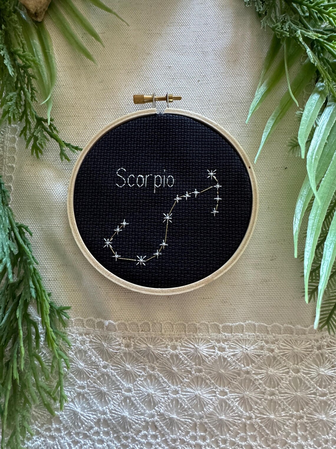 Scorpio Constellation Horoscope Embroidery - Etsy