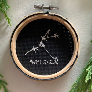 Taurus Constellation Embroidery - Etsy