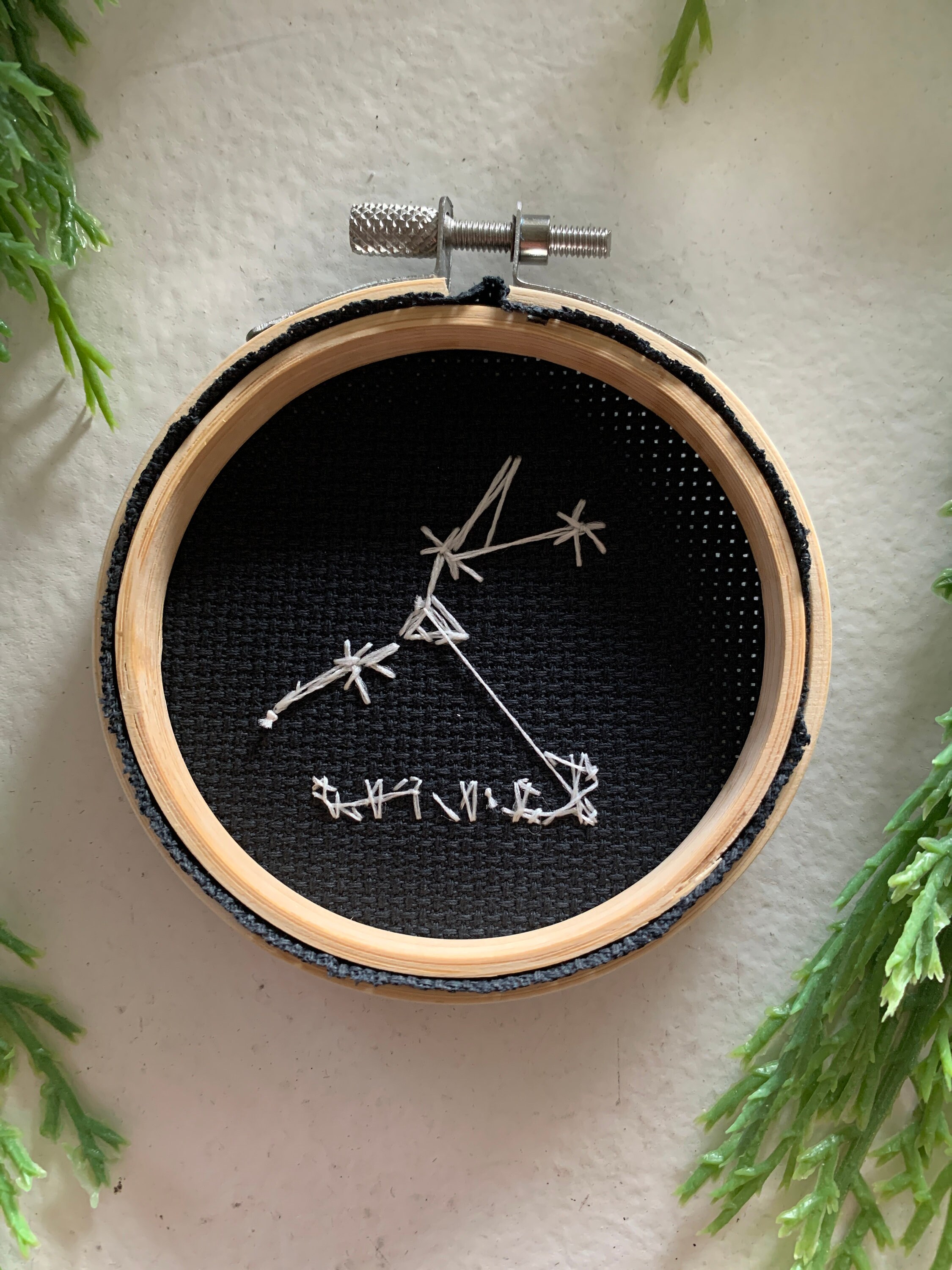Taurus Constellation Embroidery - Etsy