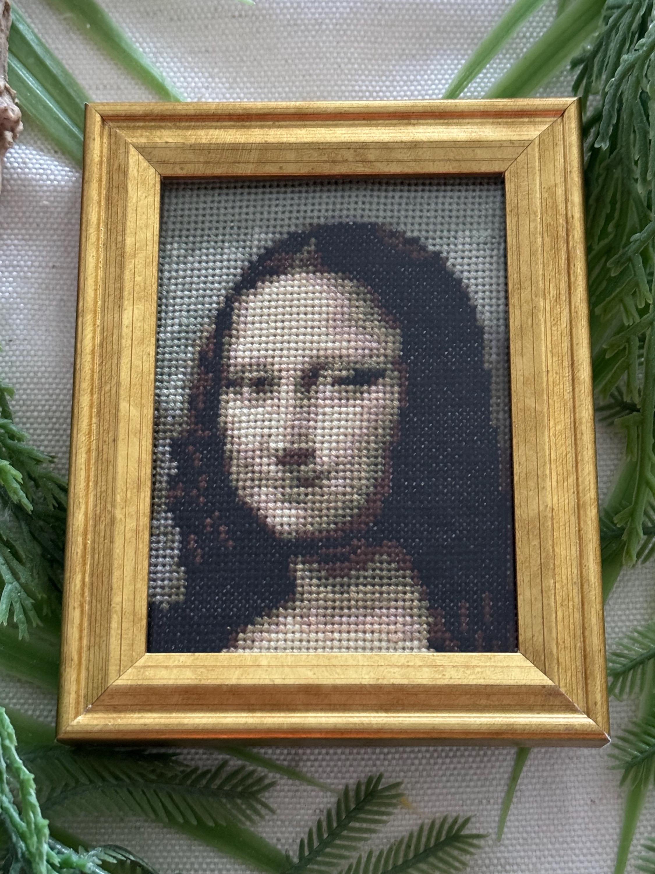 Leonardo Da Vinci’s Mona Lisa Cross Stitch Picture - Etsy