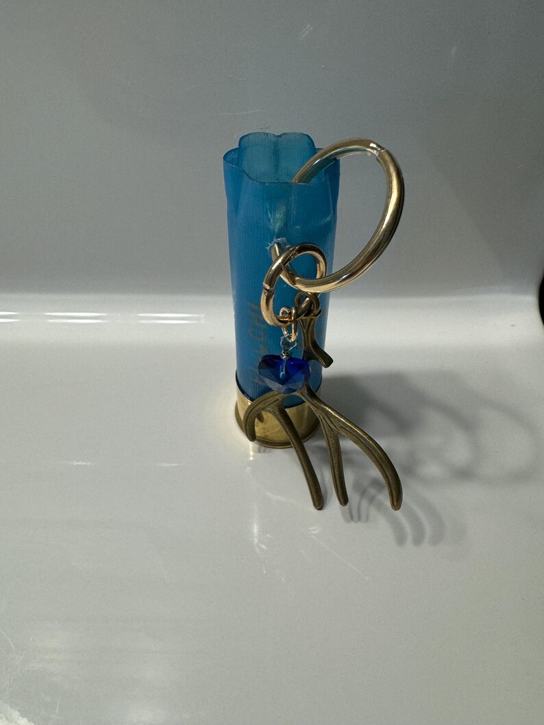12 Gauge Blue Shotgun Shell Keychain - Etsy