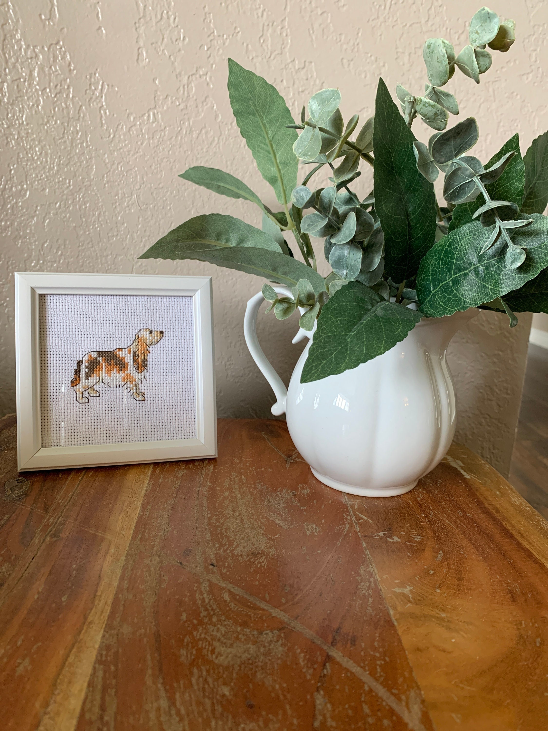 Cocker Spaniel Dog Cross Stitch Picture - Etsy