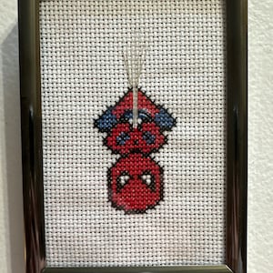 Spiderman Cross Stitch Picture - Etsy