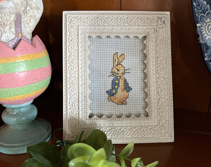 Peter Rabbit Cross Stitch Picture - Etsy