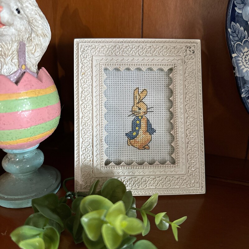 Rabbit Cross Stitch - Etsy