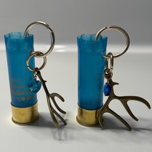12 Gauge Blue Shotgun Shell Keychain - Etsy