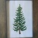 Pine Tree Cross Stitch Picture - Etsy