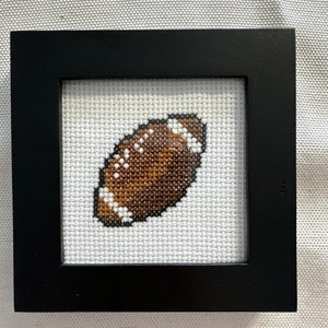 Football Cross Stitch Picture - Etsy