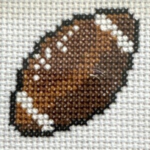 Football Cross Stitch Picture - Etsy