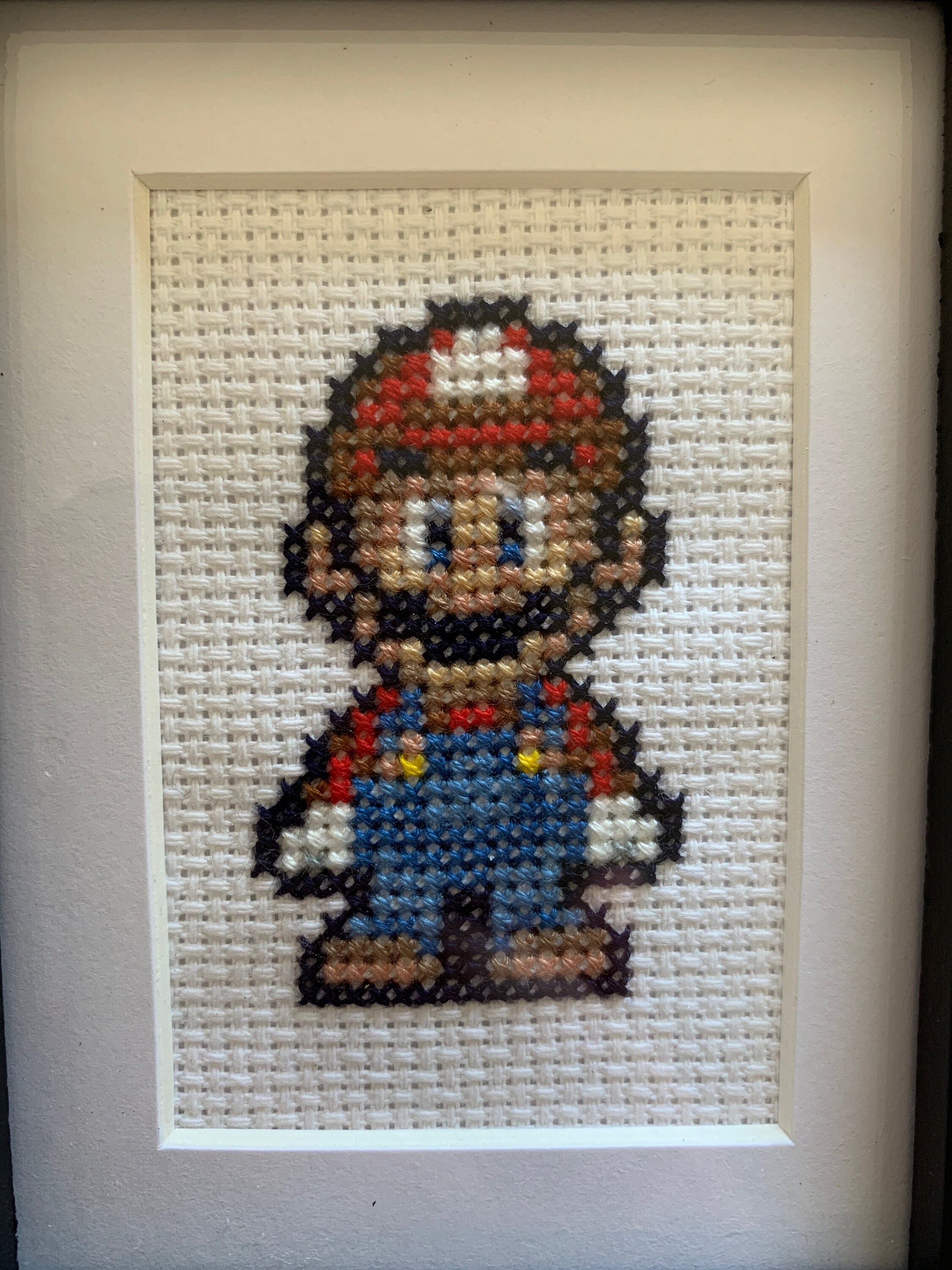 Mario Cross Stitch Picture - Etsy
