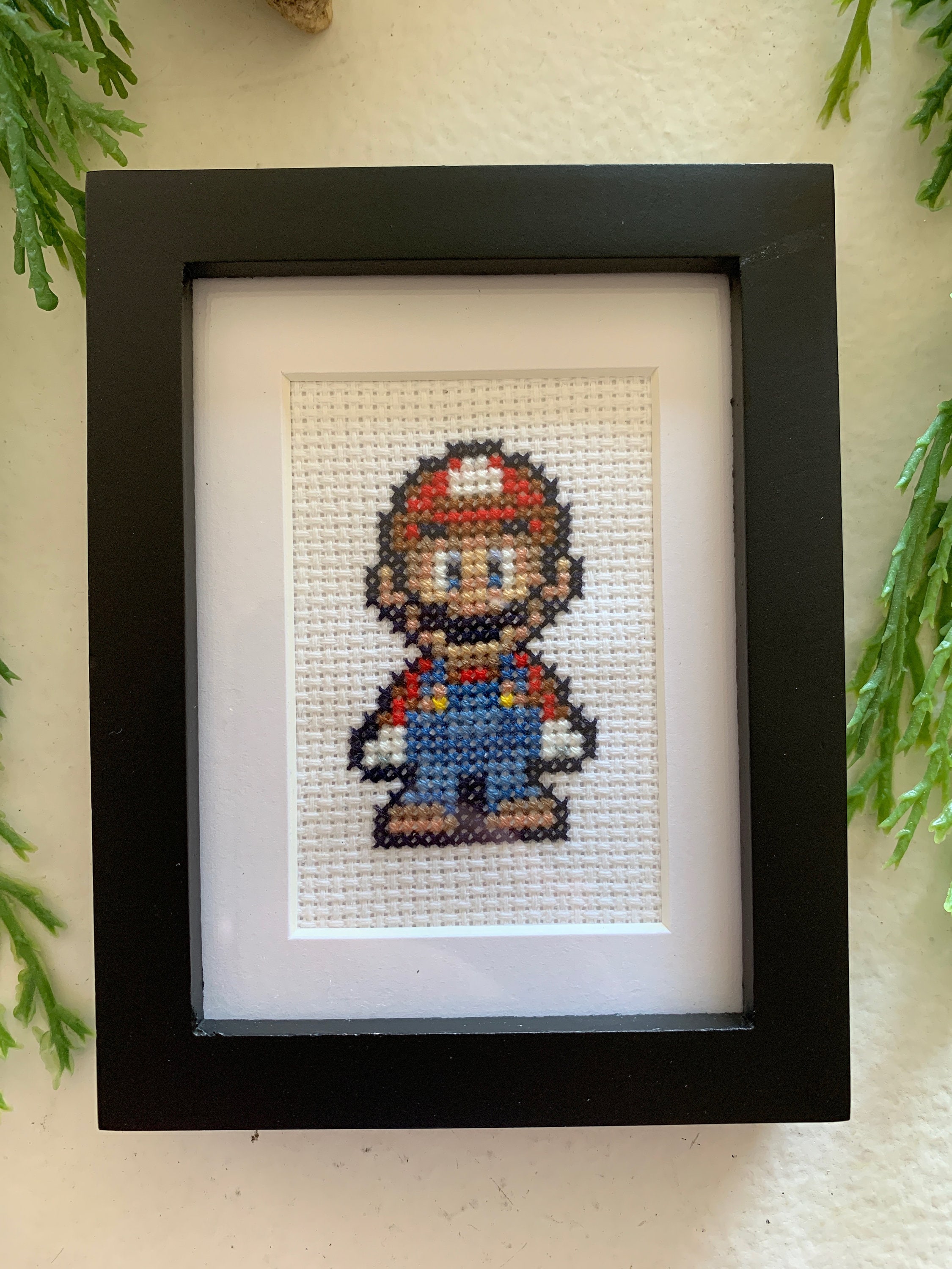 Mario Cross Stitch Picture - Etsy