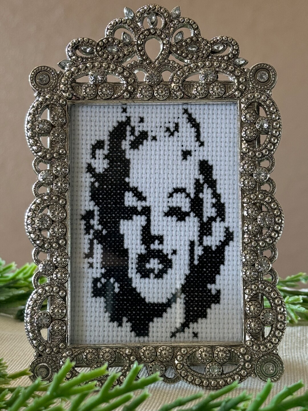 Marilyn Monroe Cross Stitch Picture - Etsy