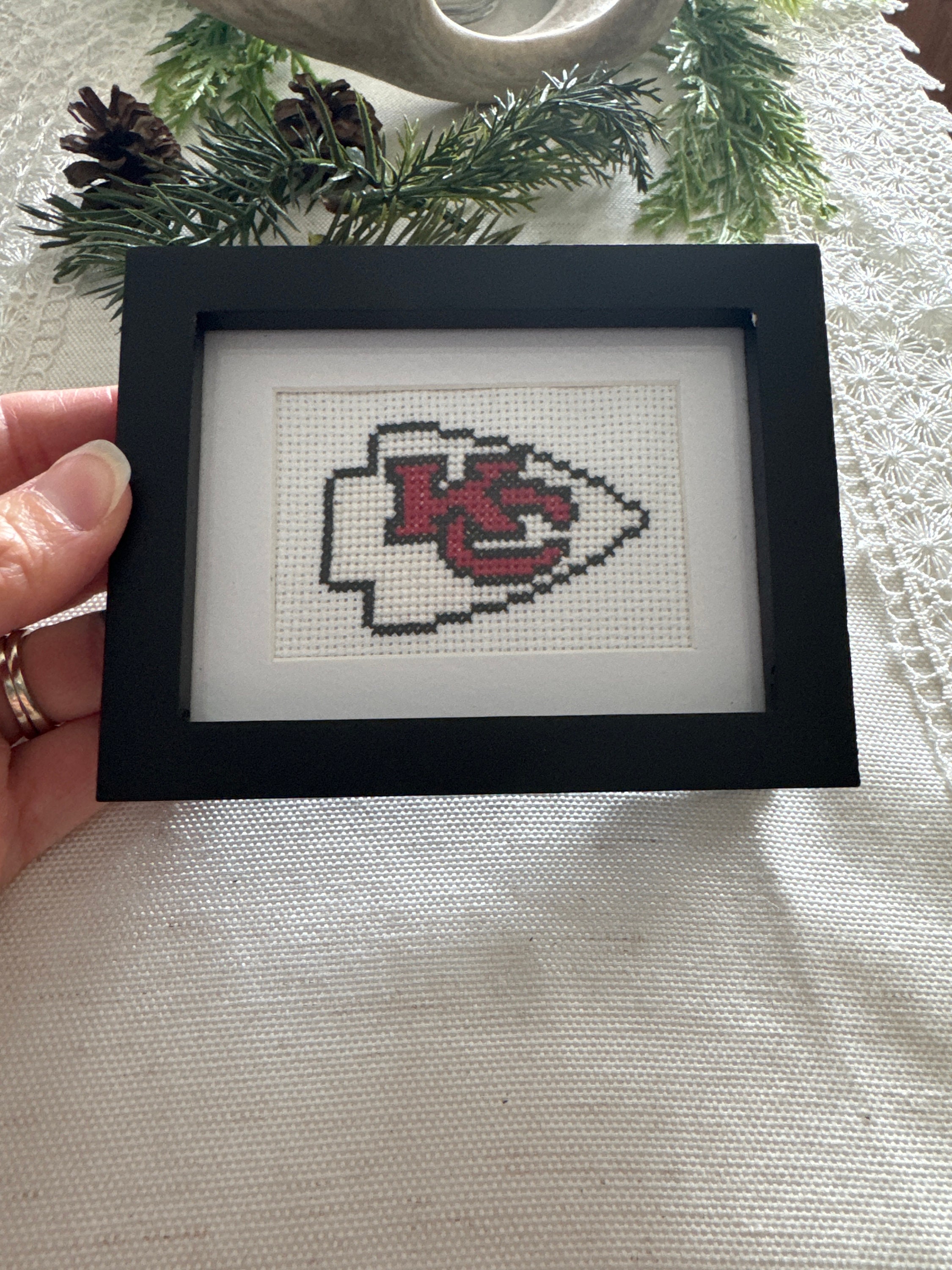 Kansas City Chiefs Cross Stitch Picture - Etsy
