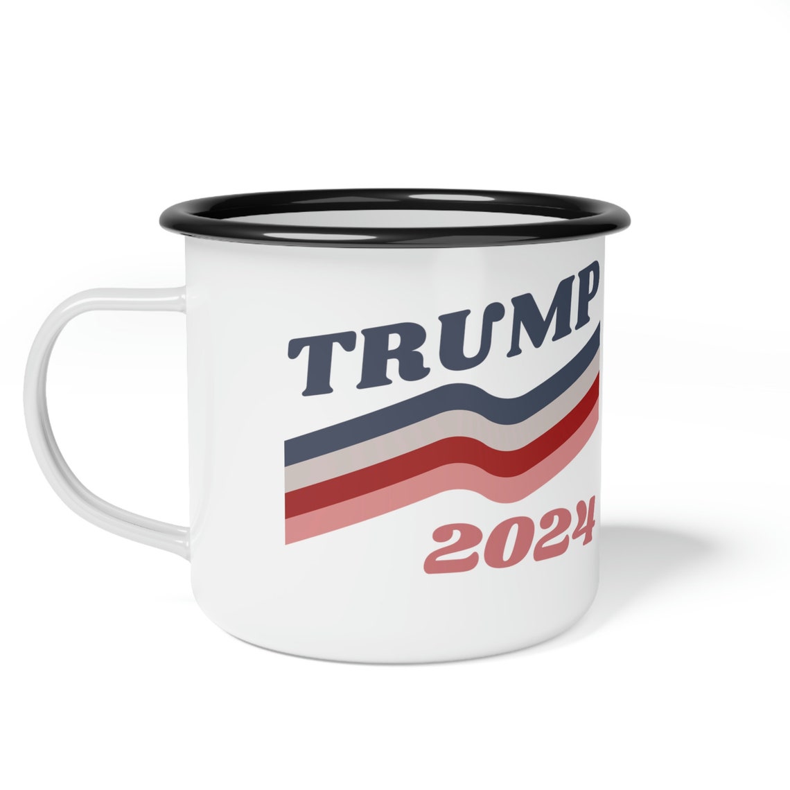 Retro Trump Supporter Enamel Camp Cup, Support Trump Mug, Republican ...
