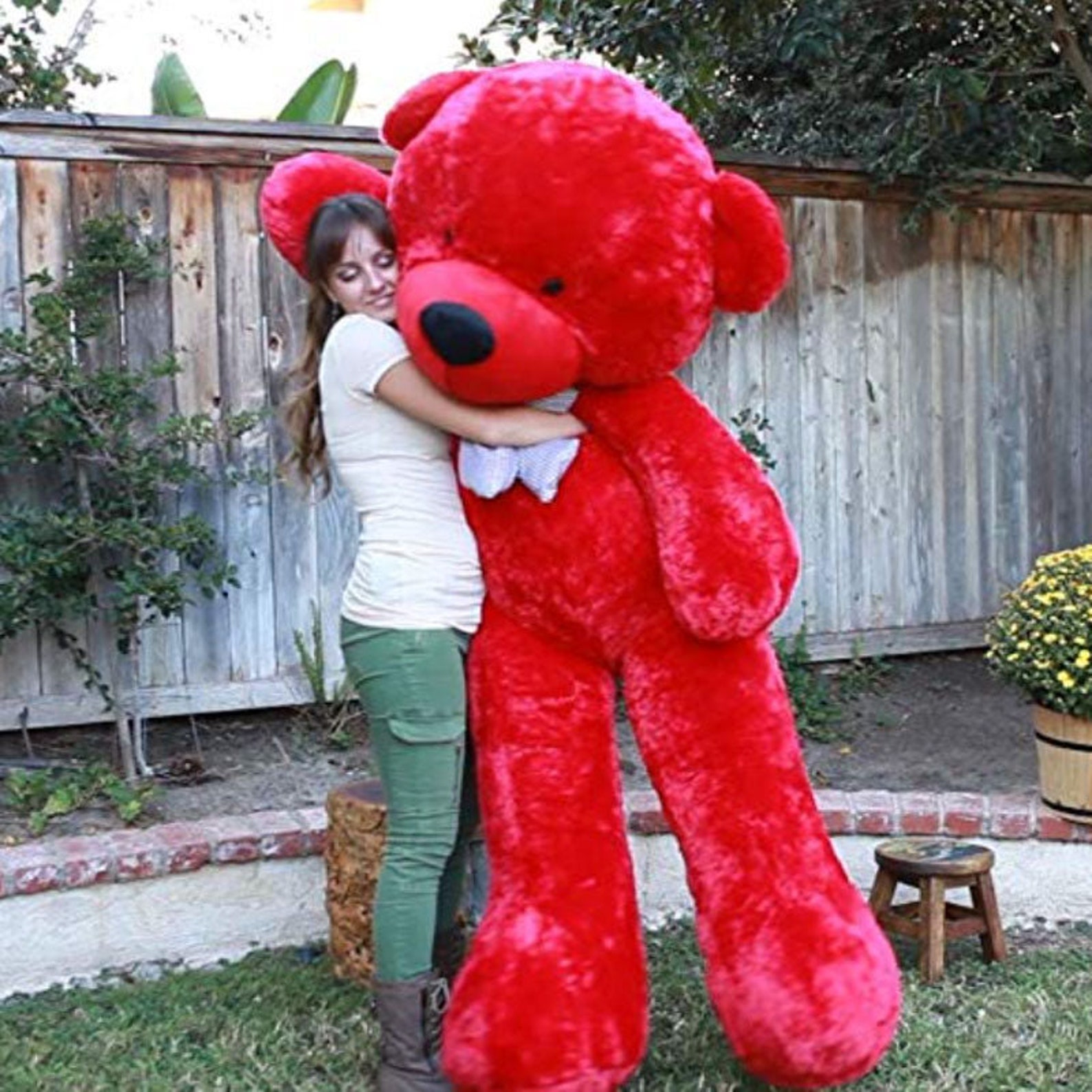 Red Giant Teddy Bear 6ft to 7ft - Etsy