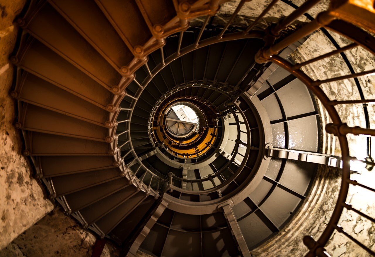 The Westport Lighthouse Circular Stairs - Etsy