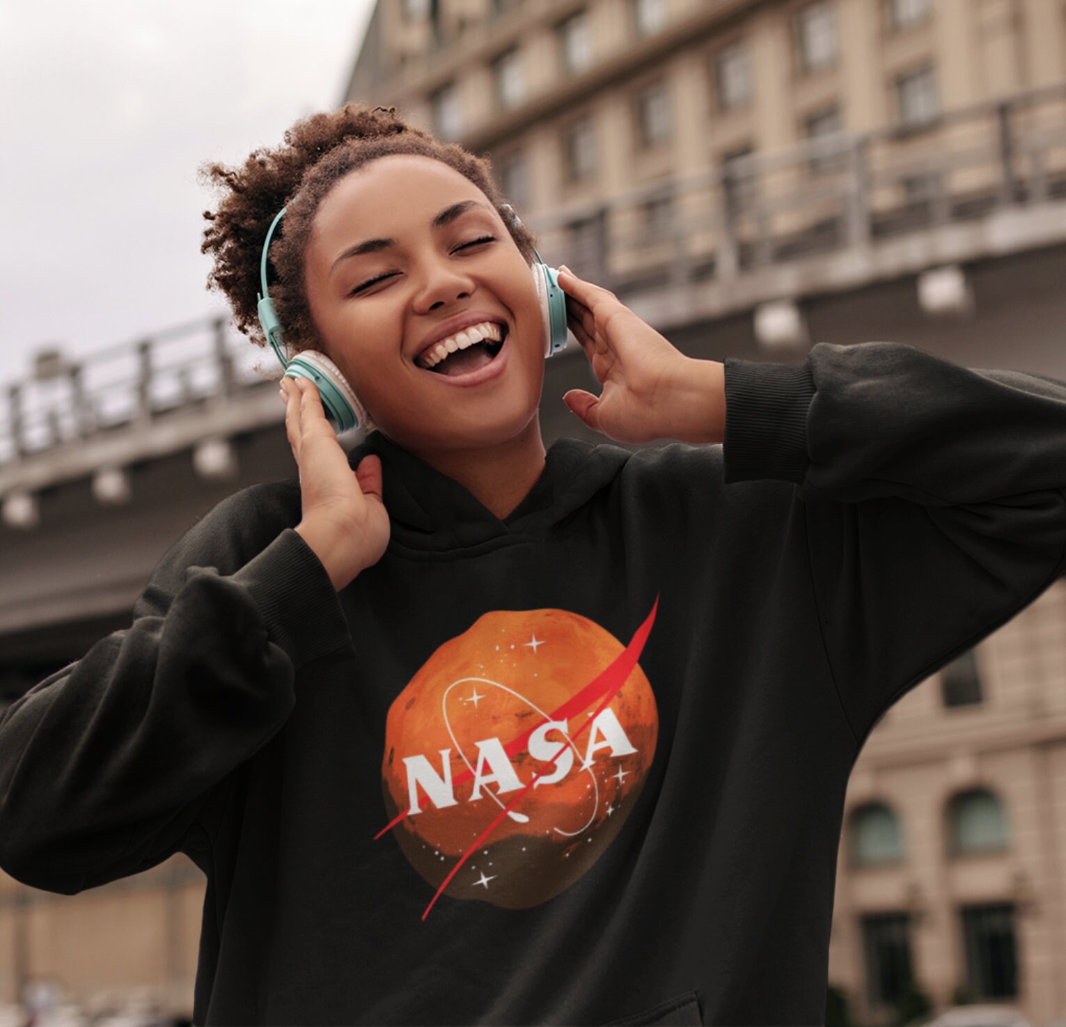 NASA Space Hoodie UNİSEX NASA Mars Hoodie Top Trends - Etsy