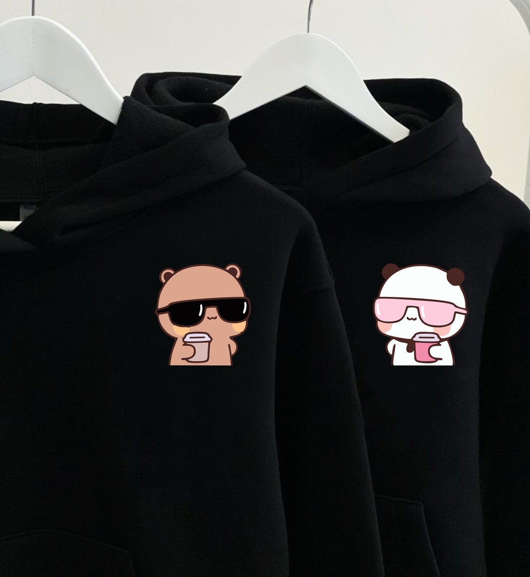 Buy Cool Panda Bear Bubu Dudu Wearing Sunglasses Sweatshirt Hoodie Cute ...