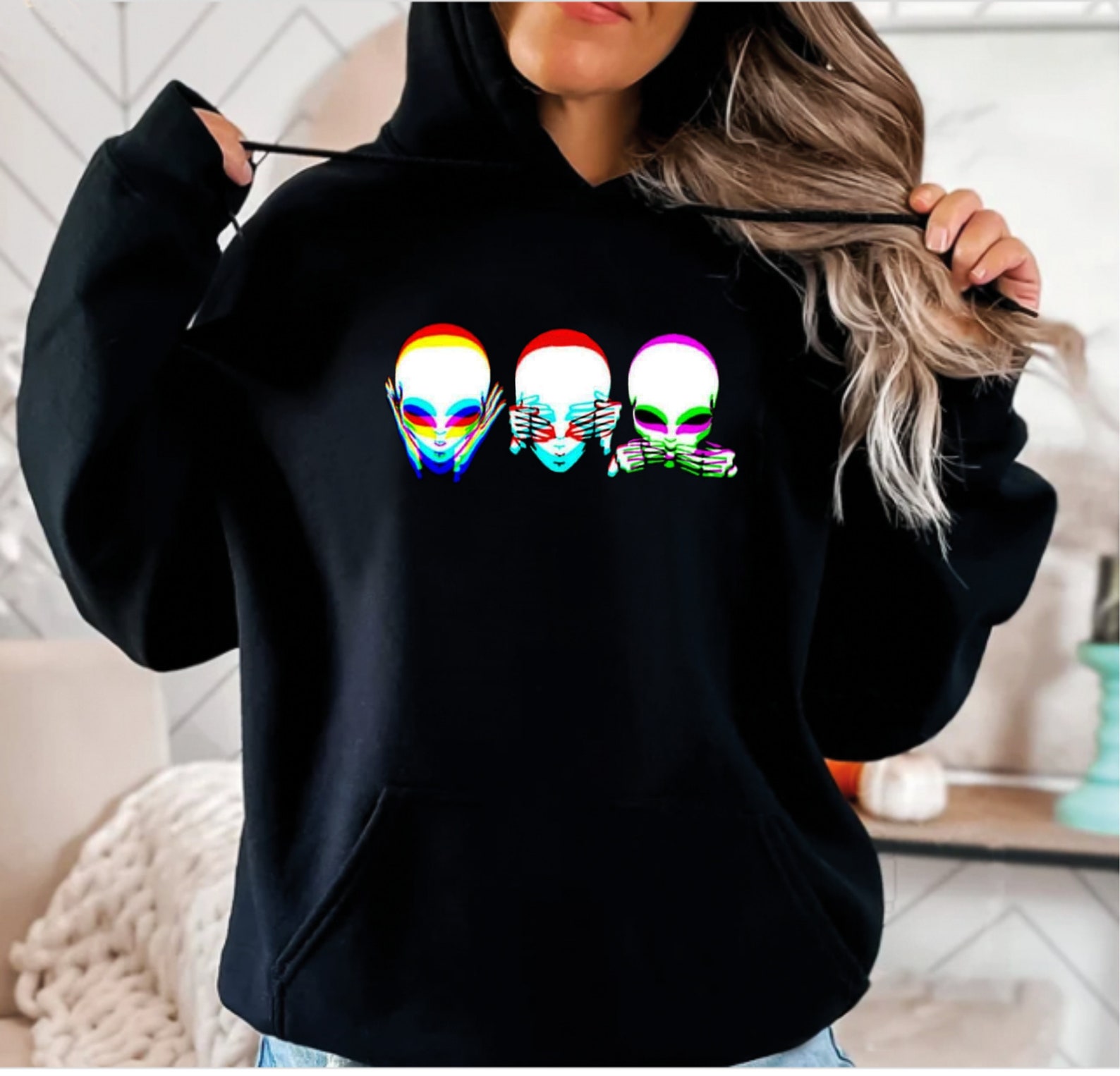 Alien Hoodie Unisex Alien Lovers Gift I Didn't Hear I - Etsy