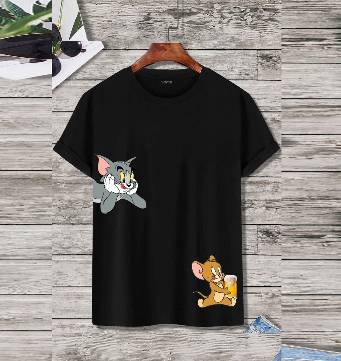 Tom and Jerry Tshirt Tom and Jerry Beer Lovers Funny - Etsy
