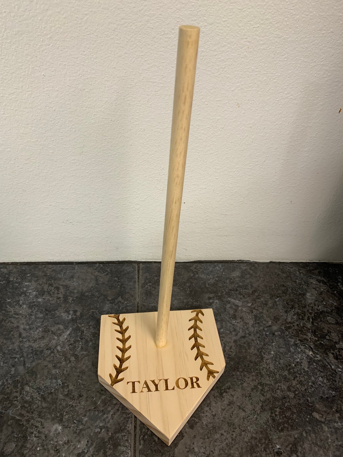 Wood Ring Holder | Baseball or Softball Ring Holder | Sports Ring ...