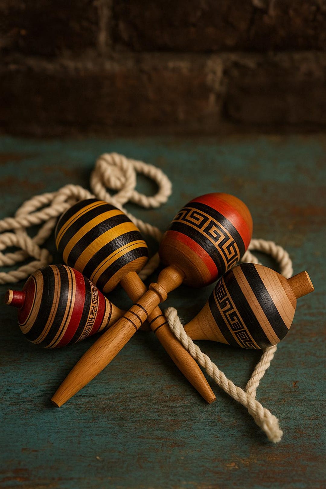Mexican Wooden Handcrafted Toys | Balero | Trompo - Etsy