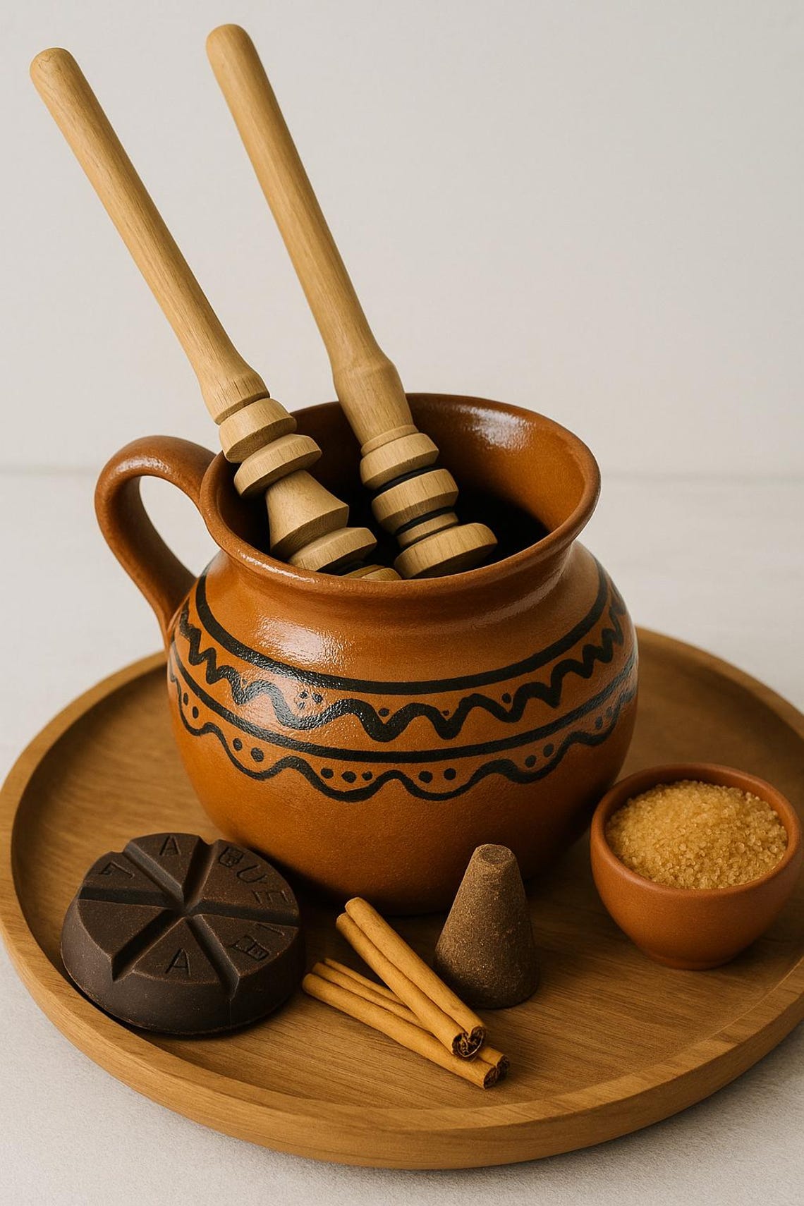 Handcrafted Wooden Molinillo | 12” Mexican Hot Chocolate Whisk ...