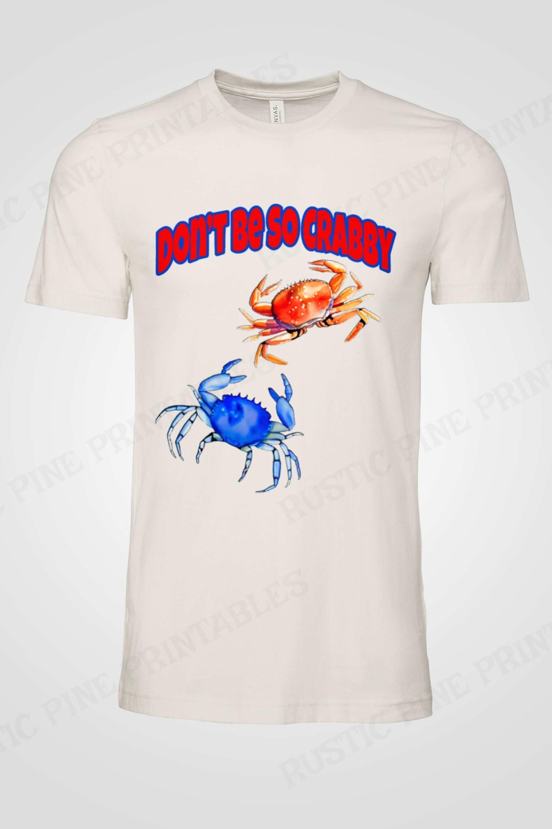 Funny Crab PNG Tshirt Design Dont Be so Crabby Sublimation PNG Clipart ...