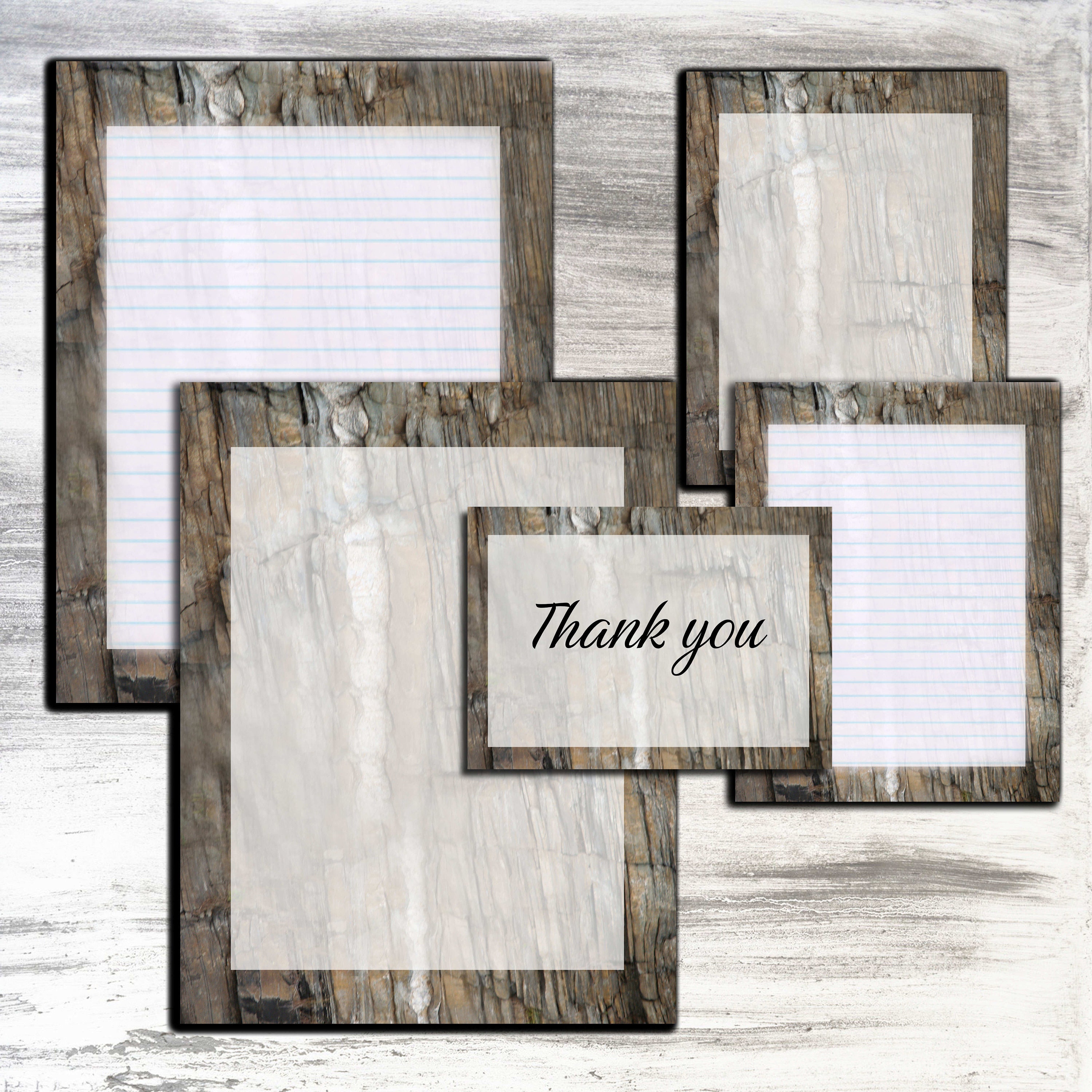 Rock Texture Printable Stationery Instant Download 300 DPI PDF ...