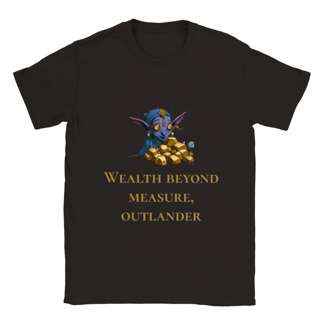 Wealth Beyond Measure, Outlander T-shirt the Elder Scrolls III ...