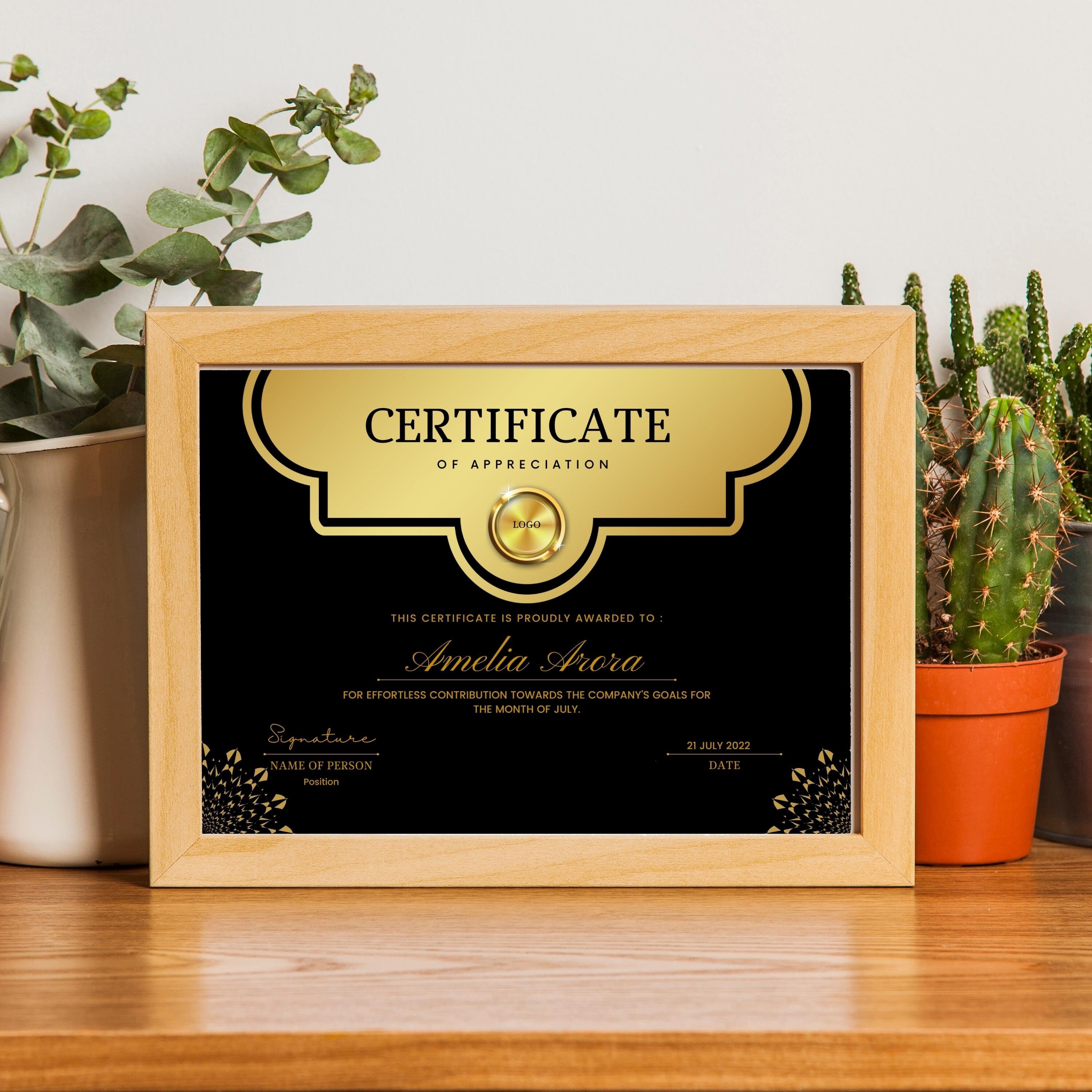 Certificate of Completion Template Training Course Award Beauty Makeup ...