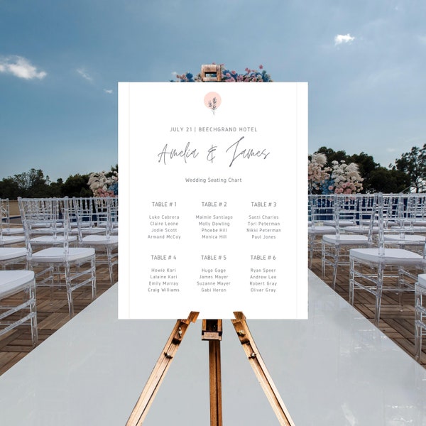 Golf Seating Chart - Etsy