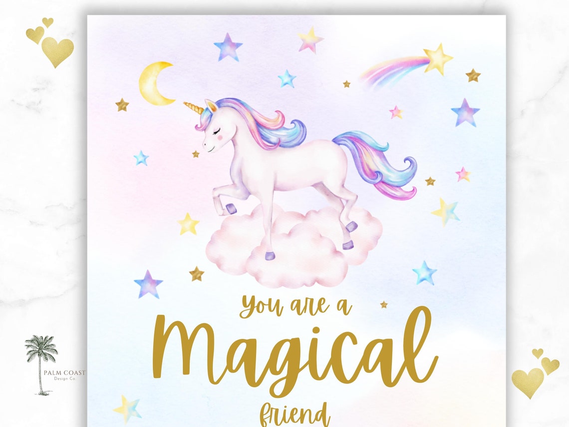 Editable Unicorn Valentine Cards for Kids, Classroom Valentines ...