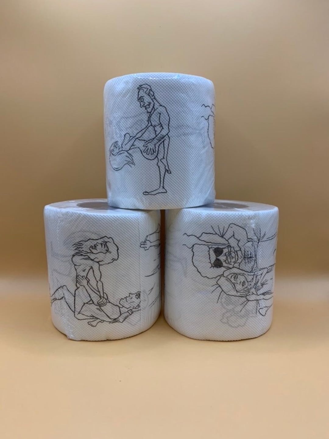 Sex Positions. Hilarious Illustrated Toilet Paper, Novelty Toilet Paper ...