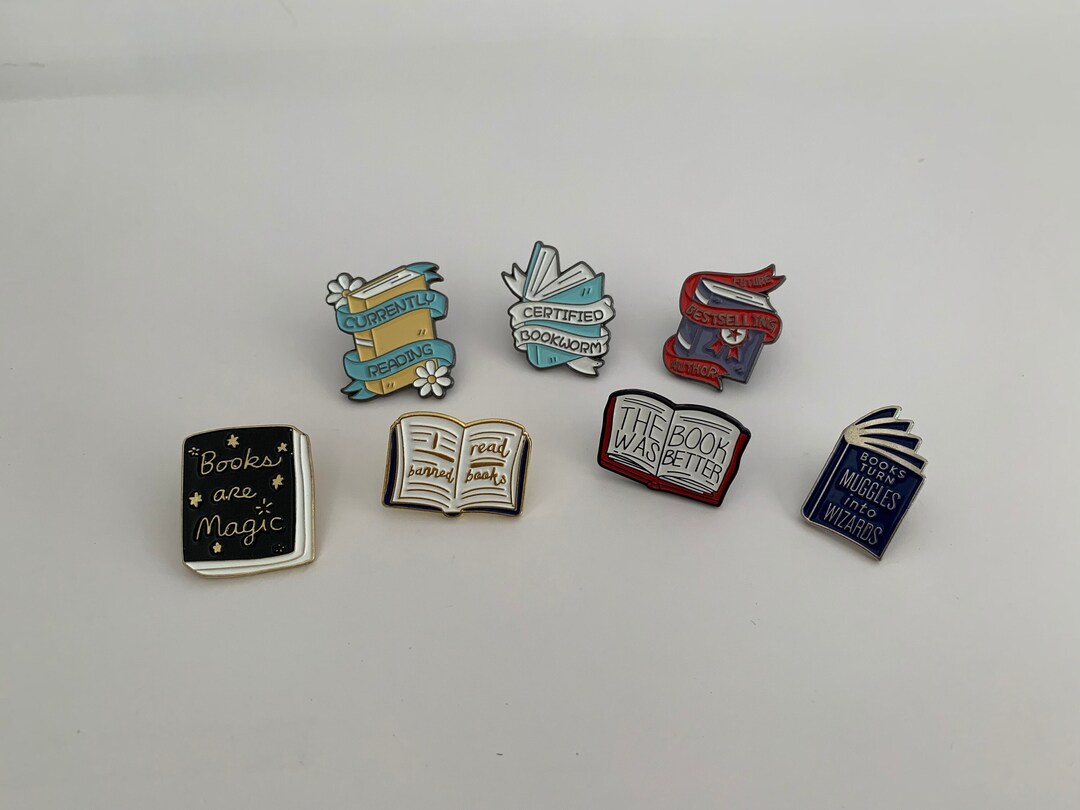 For Book Lovers. Funny and Quirky Enamel Pin. Hilarious Gift Idea. - Etsy