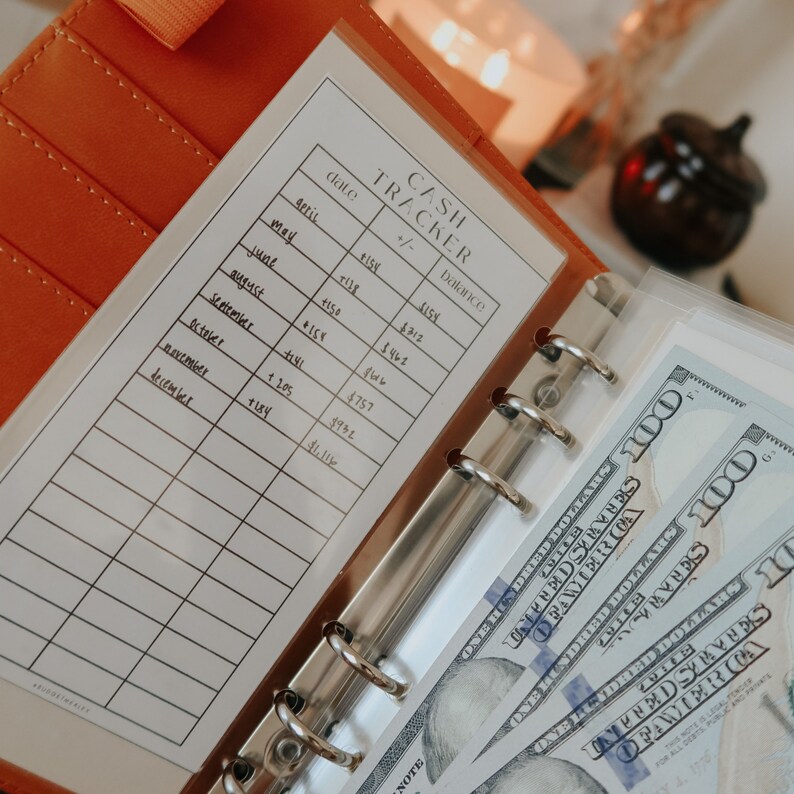 Cash Envelope Tracker - Etsy