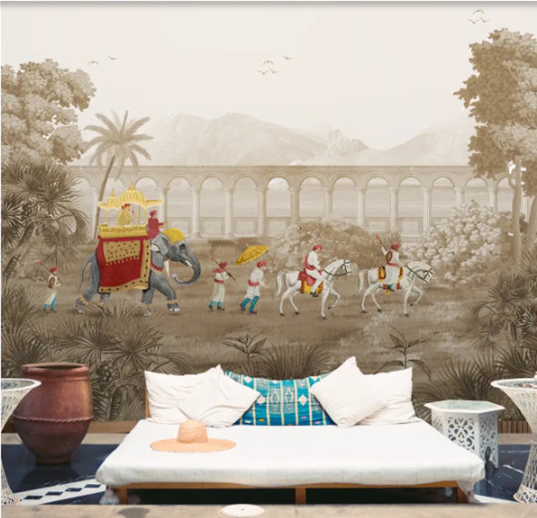 Customised Indian Wallpaper Mural Rajasthan Indian Scenic Views for ...