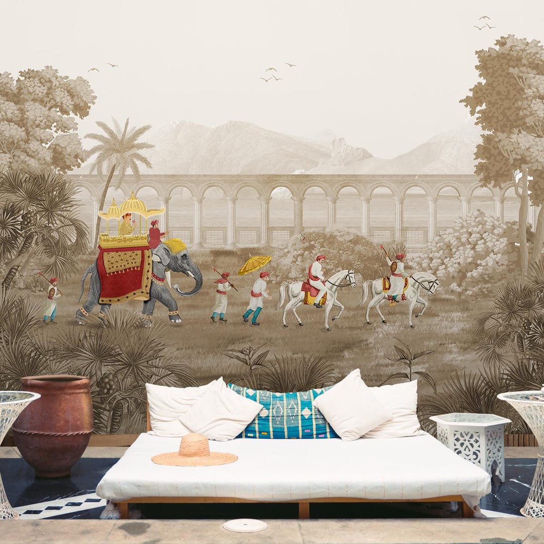 Customised Indian Wallpaper Mural- Rajasthan Indian Scenic Views for ...