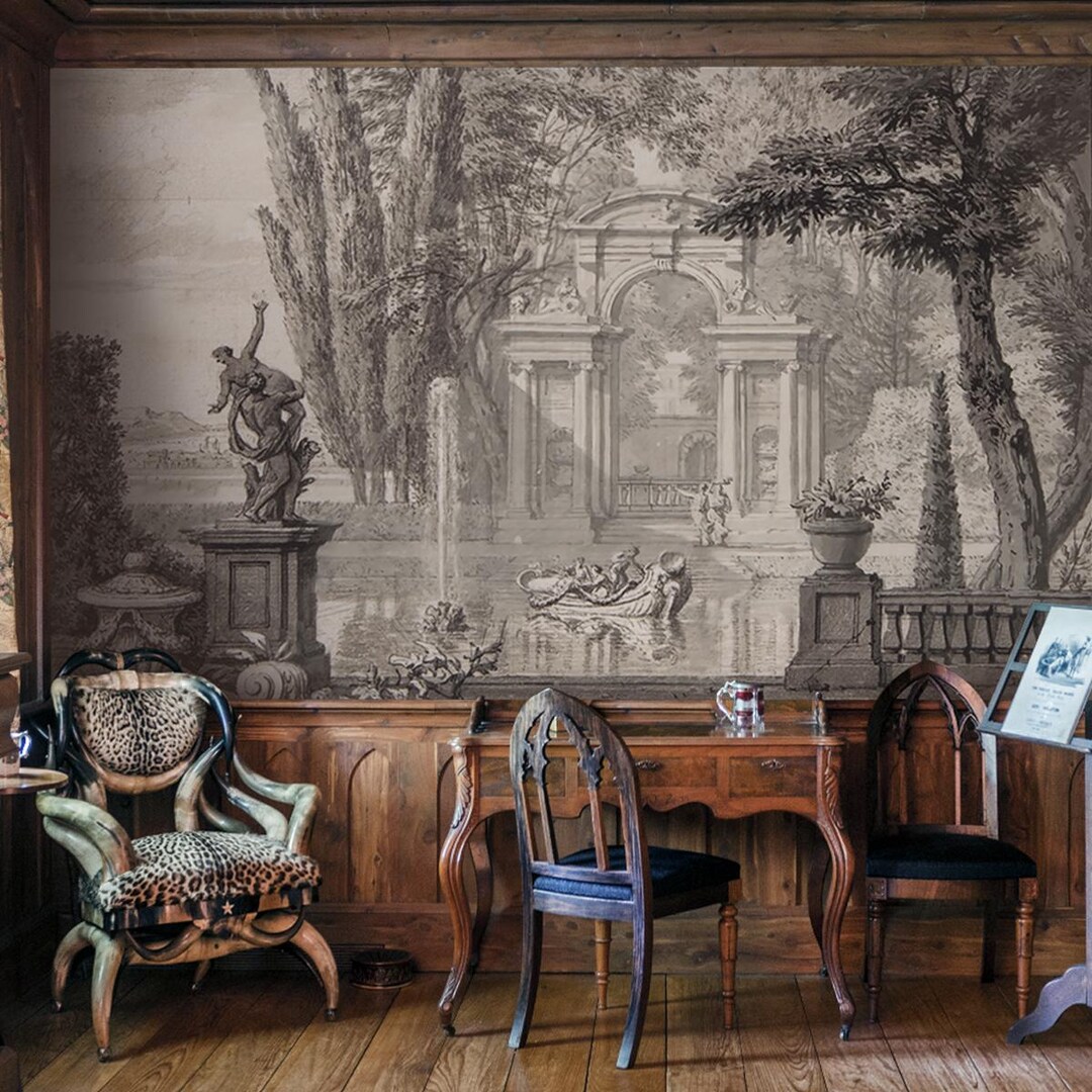 Vintage European Wallpaper- Ethereal Dreams for Luxurious and Dreamy ...