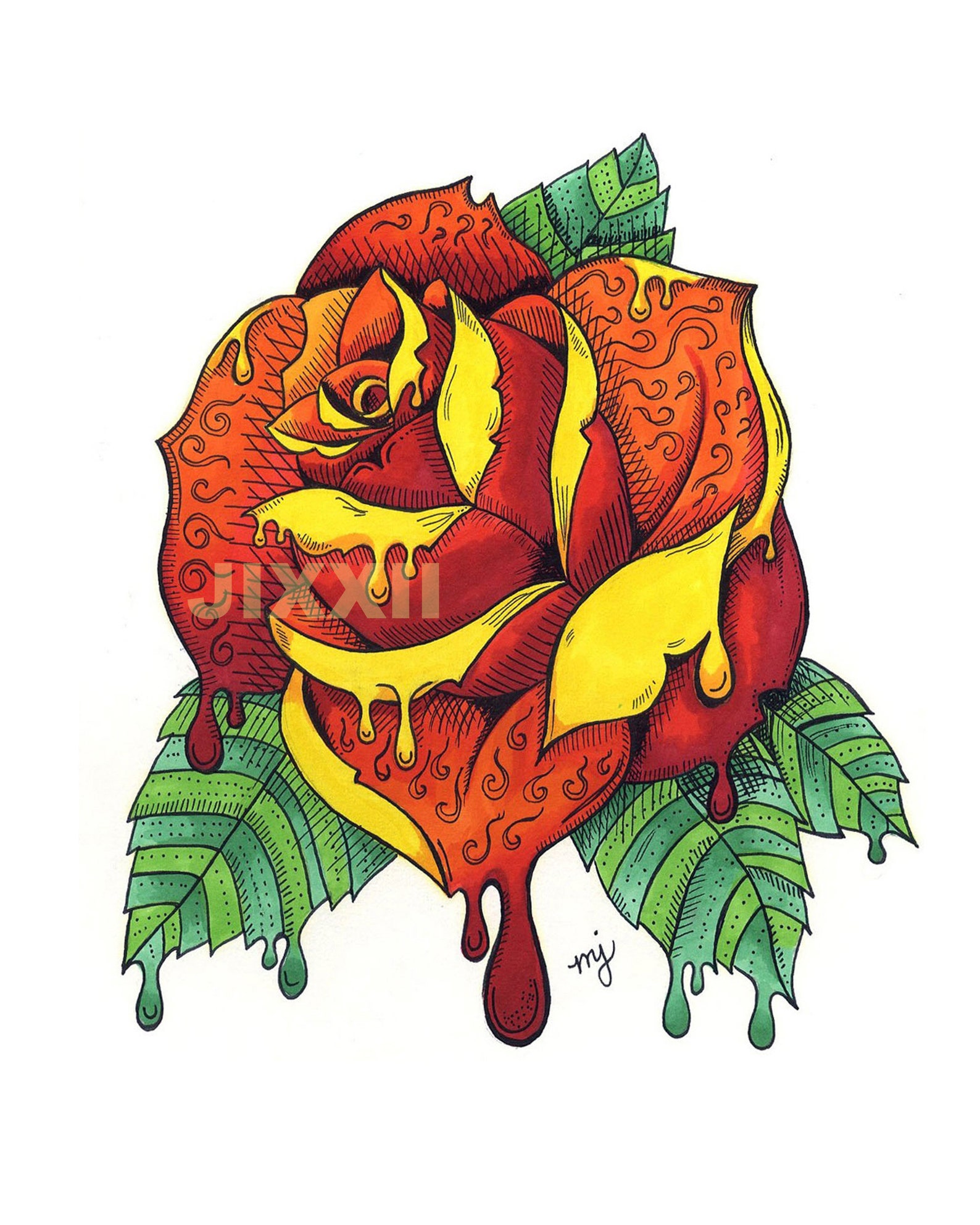 Promise Rose Art Print - Etsy