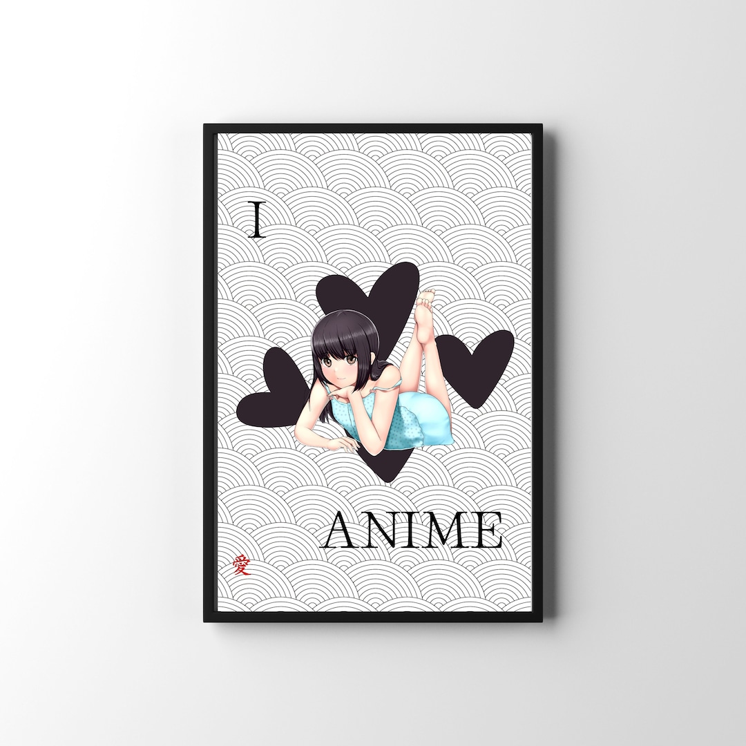 Japanese Anime Poster Manga Wall Prints Bedroom Wall Art - Etsy