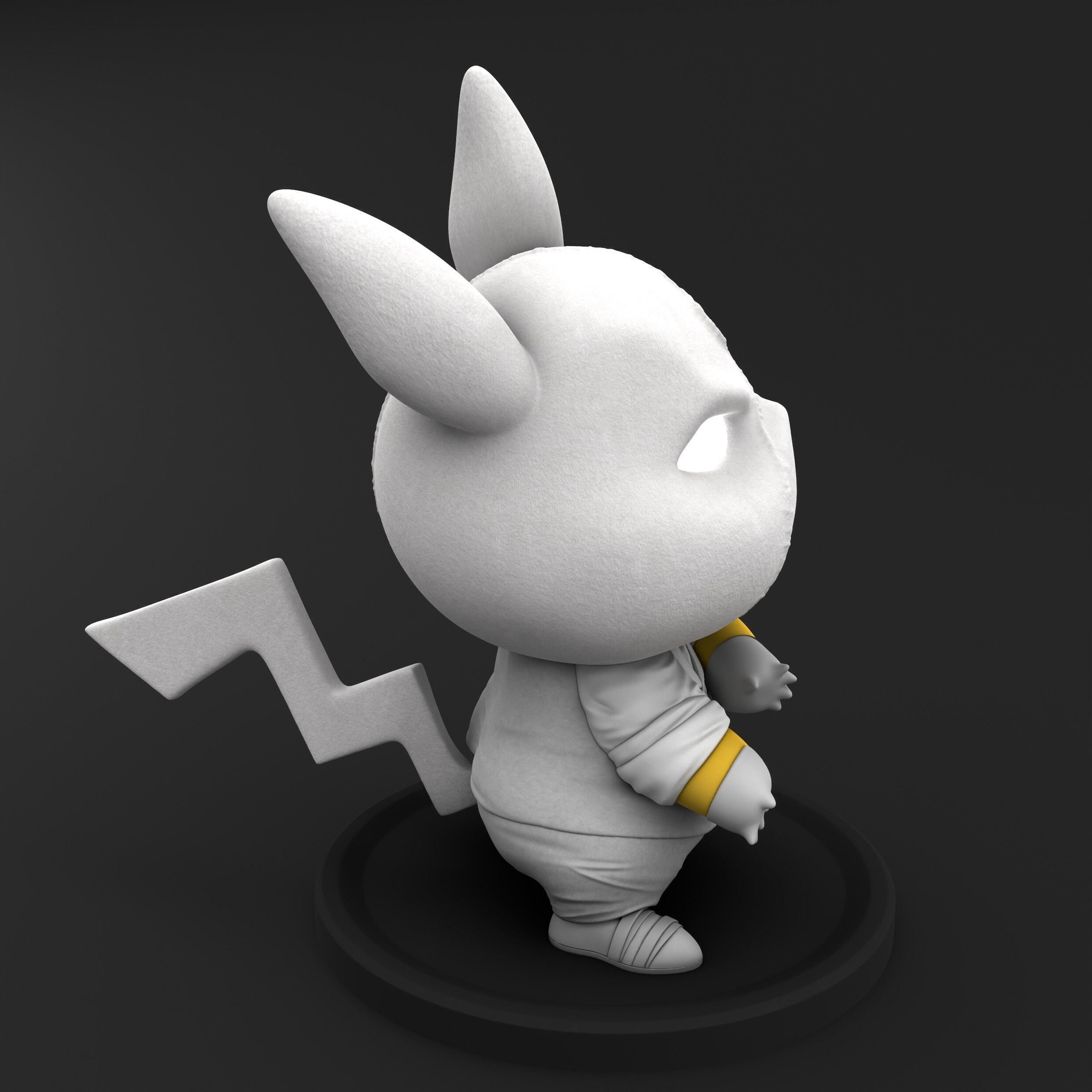 Pikachu Moon Knight Figure STL File for 3d Printing - Etsy
