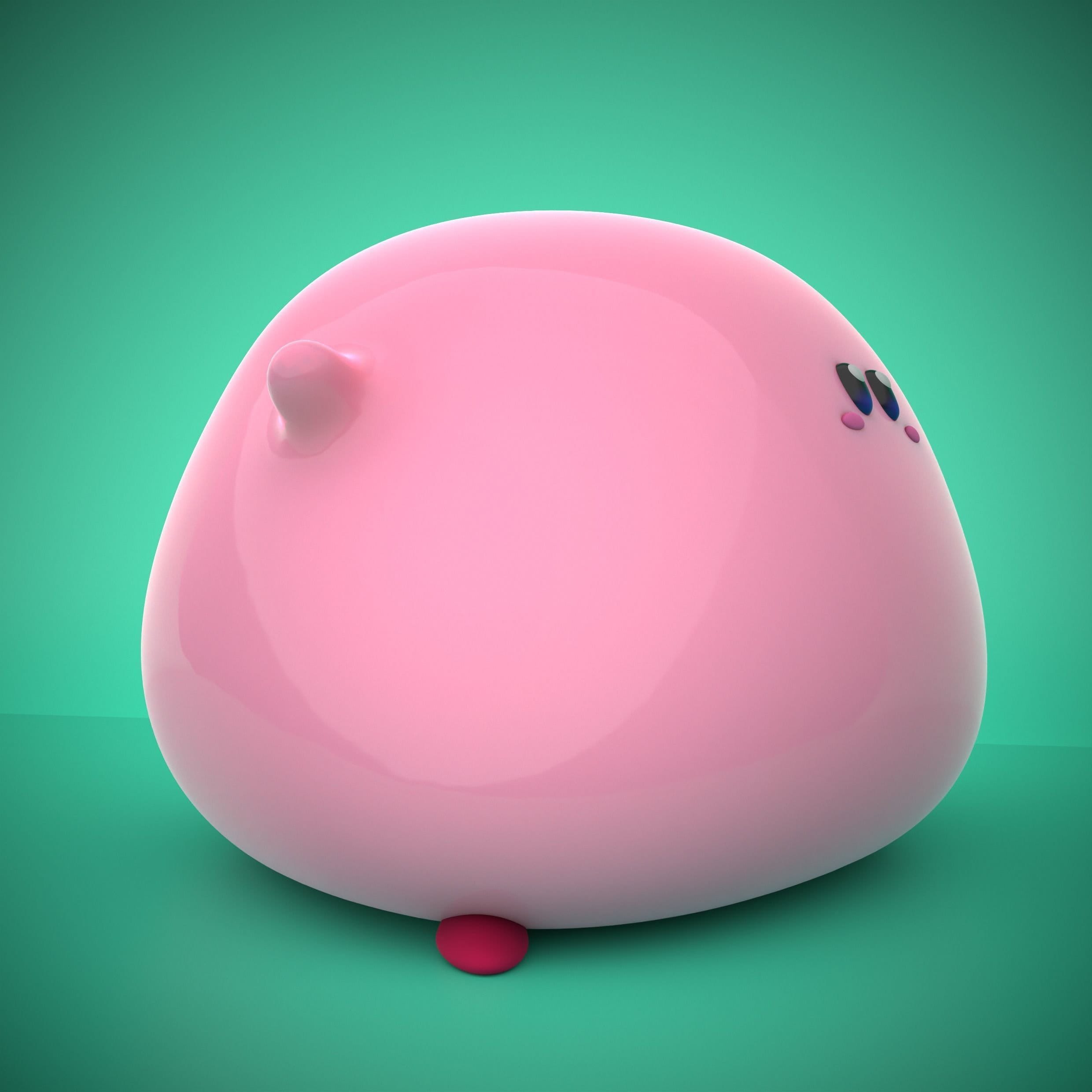 Kirby Water Balloon Figure STL File for 3d Printing - Etsy