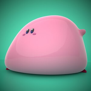 Kirby Water Balloon Figure STL File for 3d Printing - Etsy