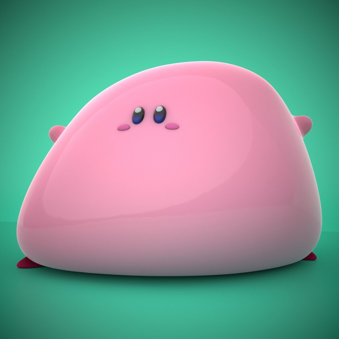 Kirby Water Balloon Figure STL File for 3d Printing - Etsy