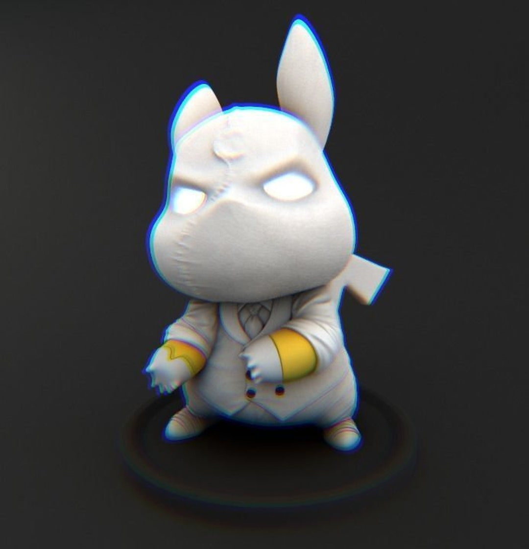 Pikachu Moon Knight Figure STL File for 3d Printing - Etsy