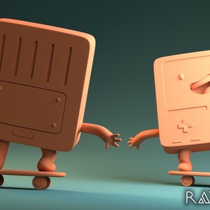 BMO Adventure Time Figure STL File for 3d Printing - Etsy