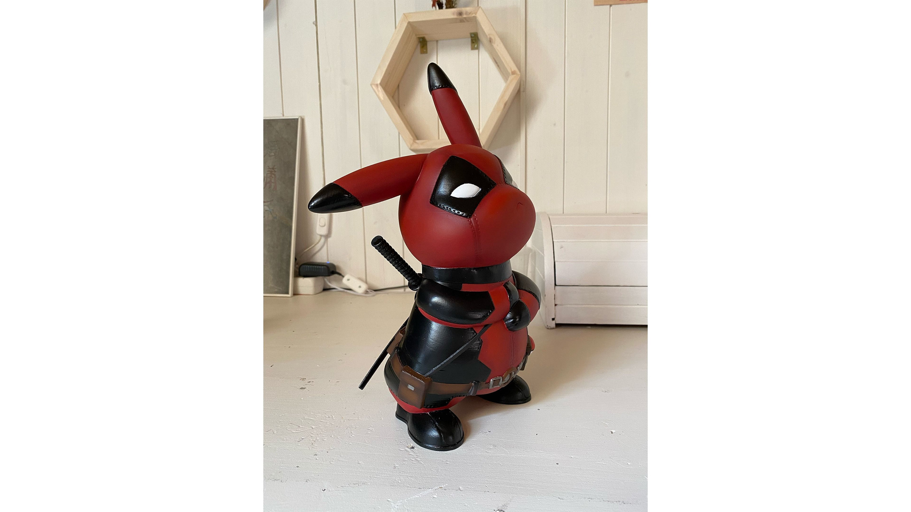 Pikachu Deadpool Figure STL File for 3d Printing - Etsy